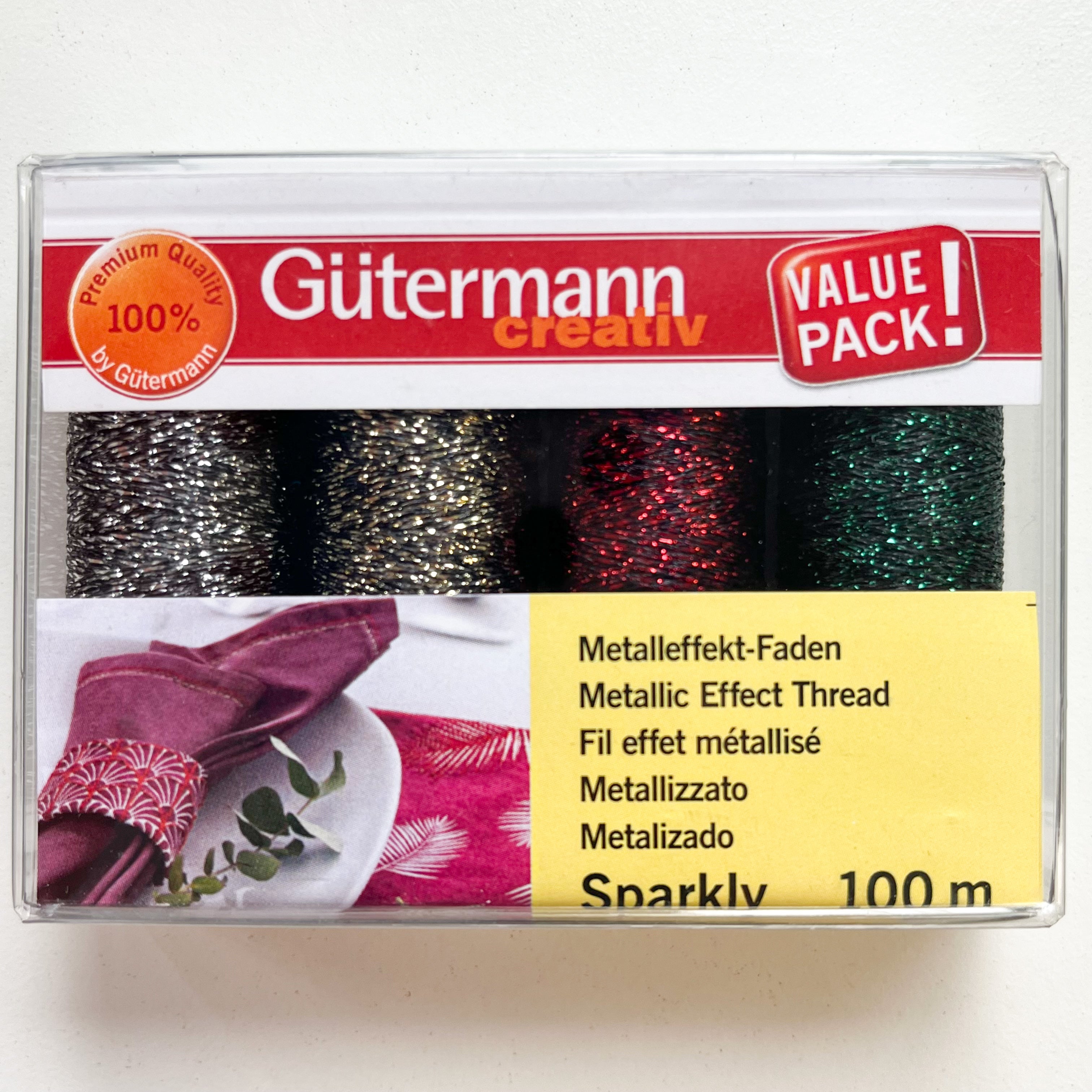 Gutermann - Metallic Effect Thread Pack – Sewing Gem
