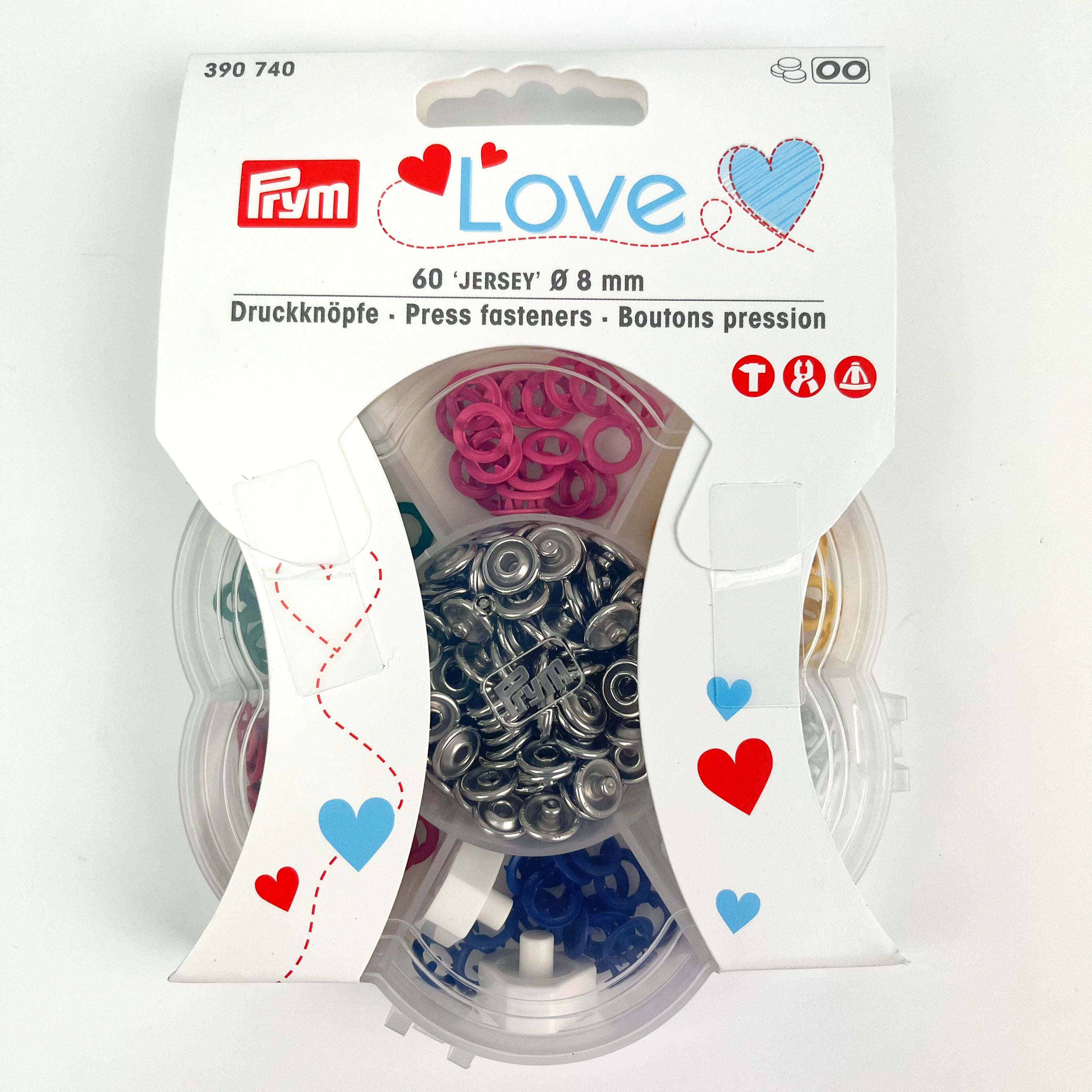 Prym Love - 60 Jersey Colour Snaps Set – Sewing Gem