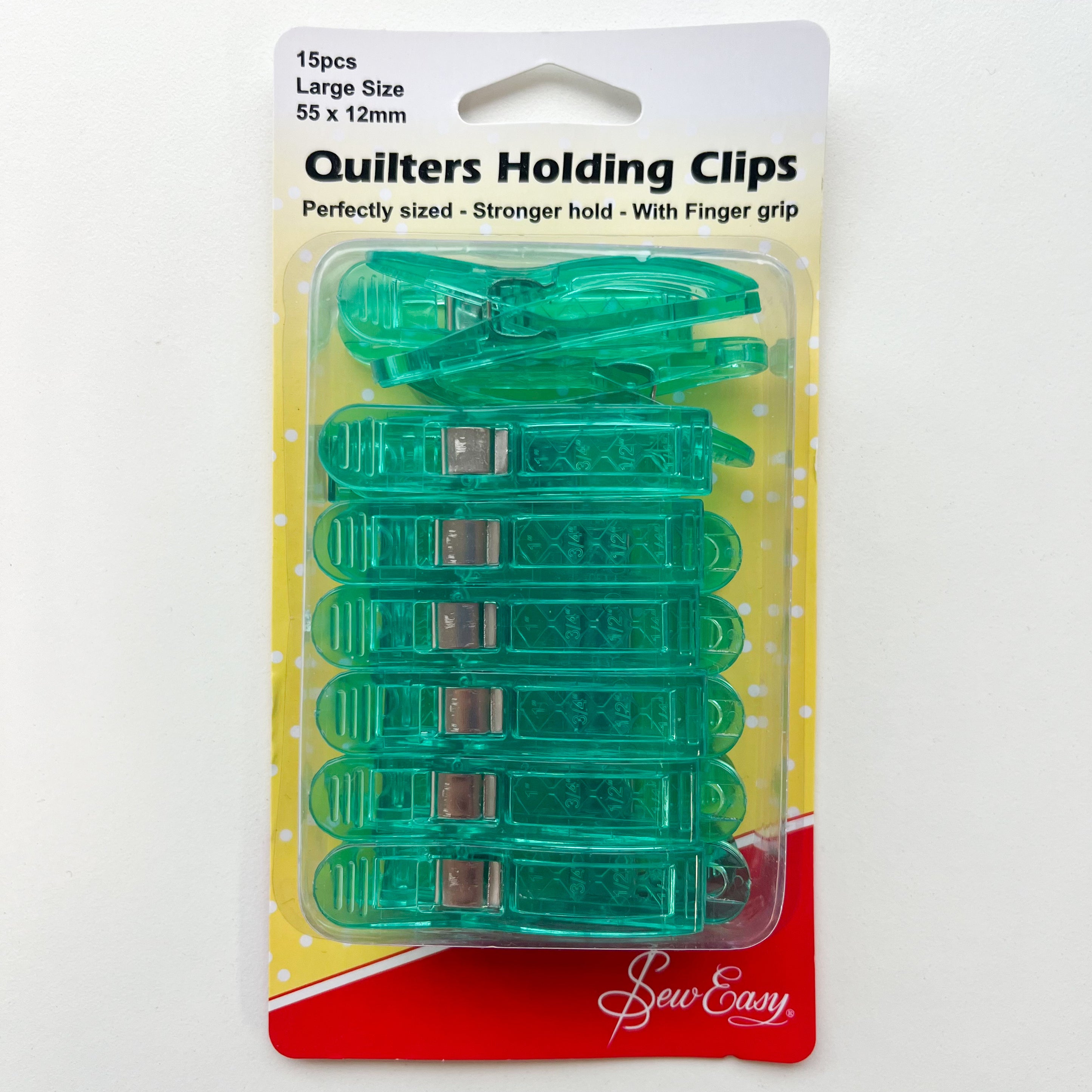 Sew Easy - Quilters Holding Clips Bulk Pack - Large – Sewing Gem
