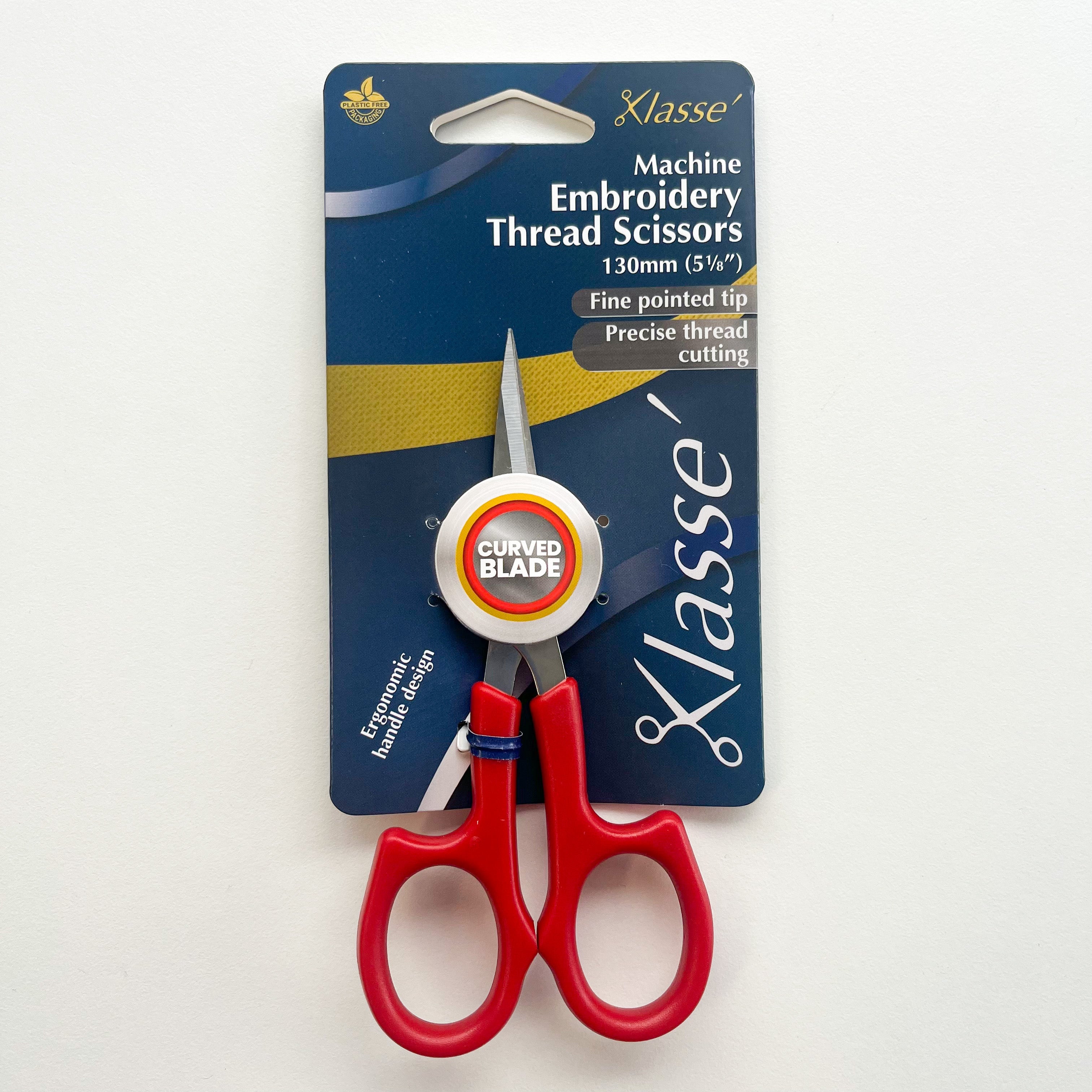 Klasse - Embroidery Thread Scissors - Curved Blade – Sewing Gem