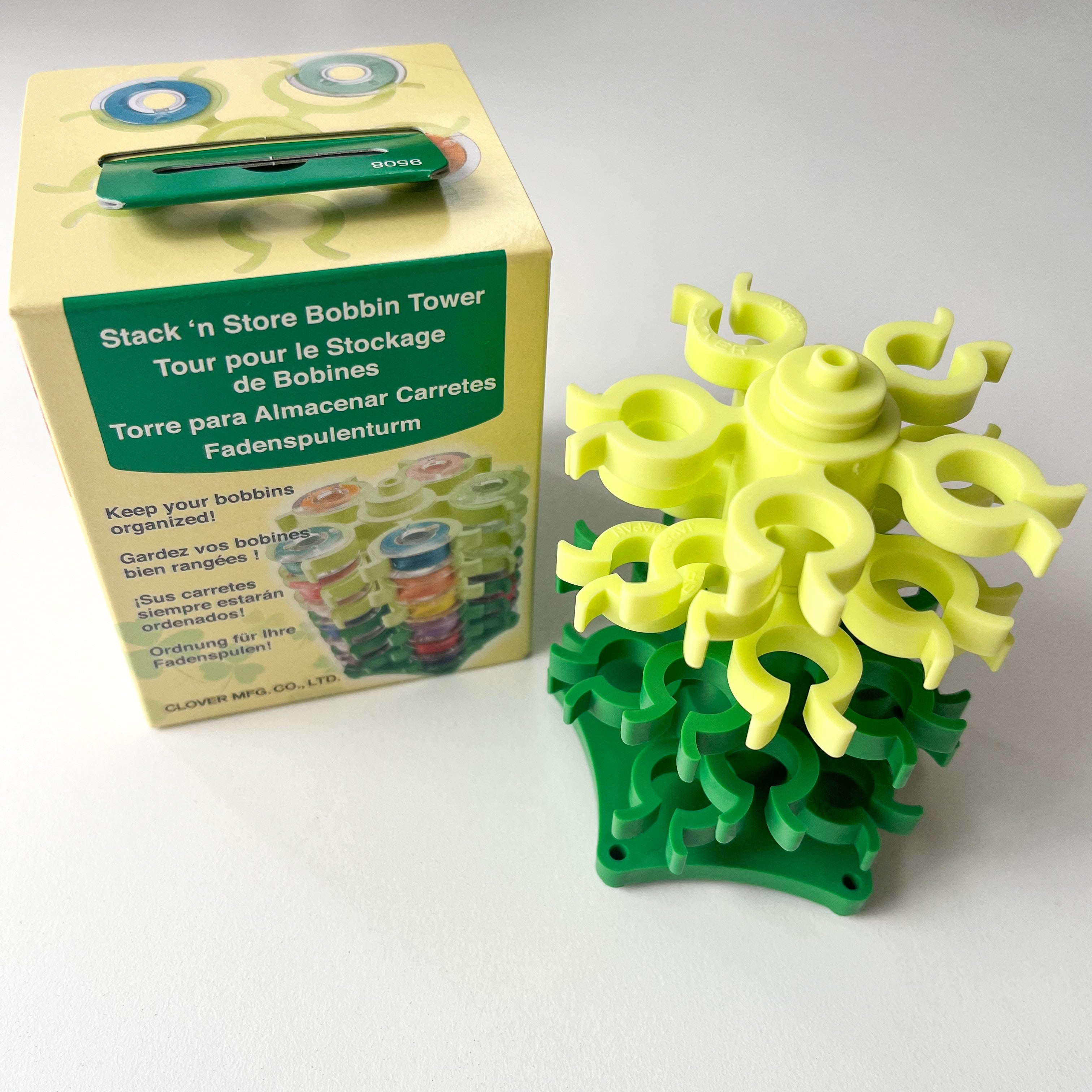 Clover Stack 'n' Store Bobbin Tower – Sewing Gem