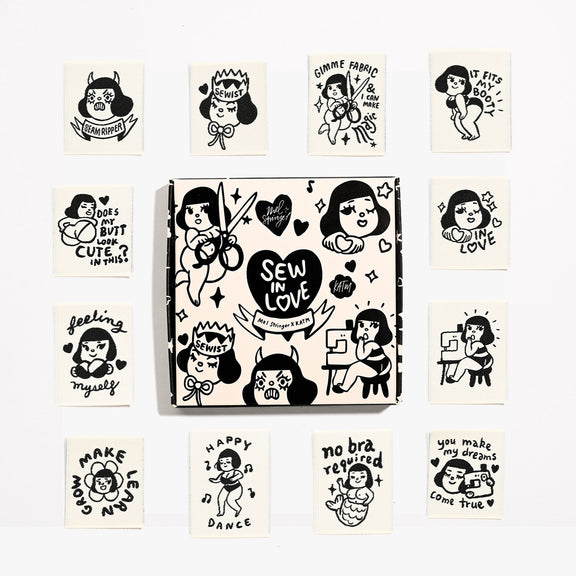 Kylie and the Machine - Woven Labels - "SEW-IN LOVE + FEELING YOURSELF ...