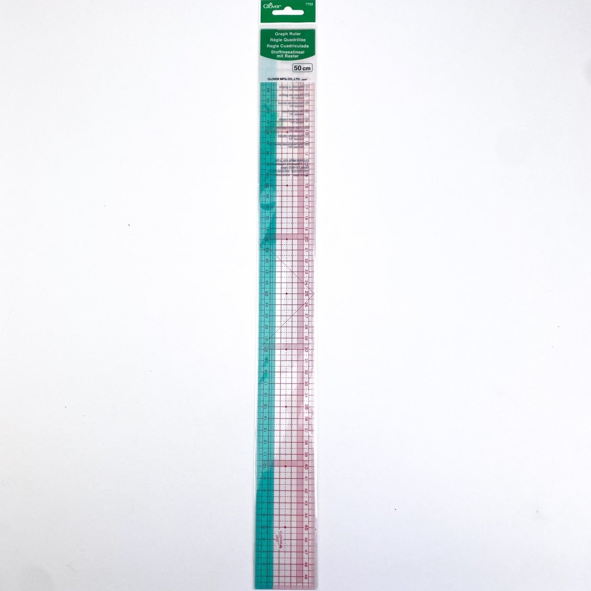 Clover - Plotting/Grading Ruler - 50cm – Sewing Gem