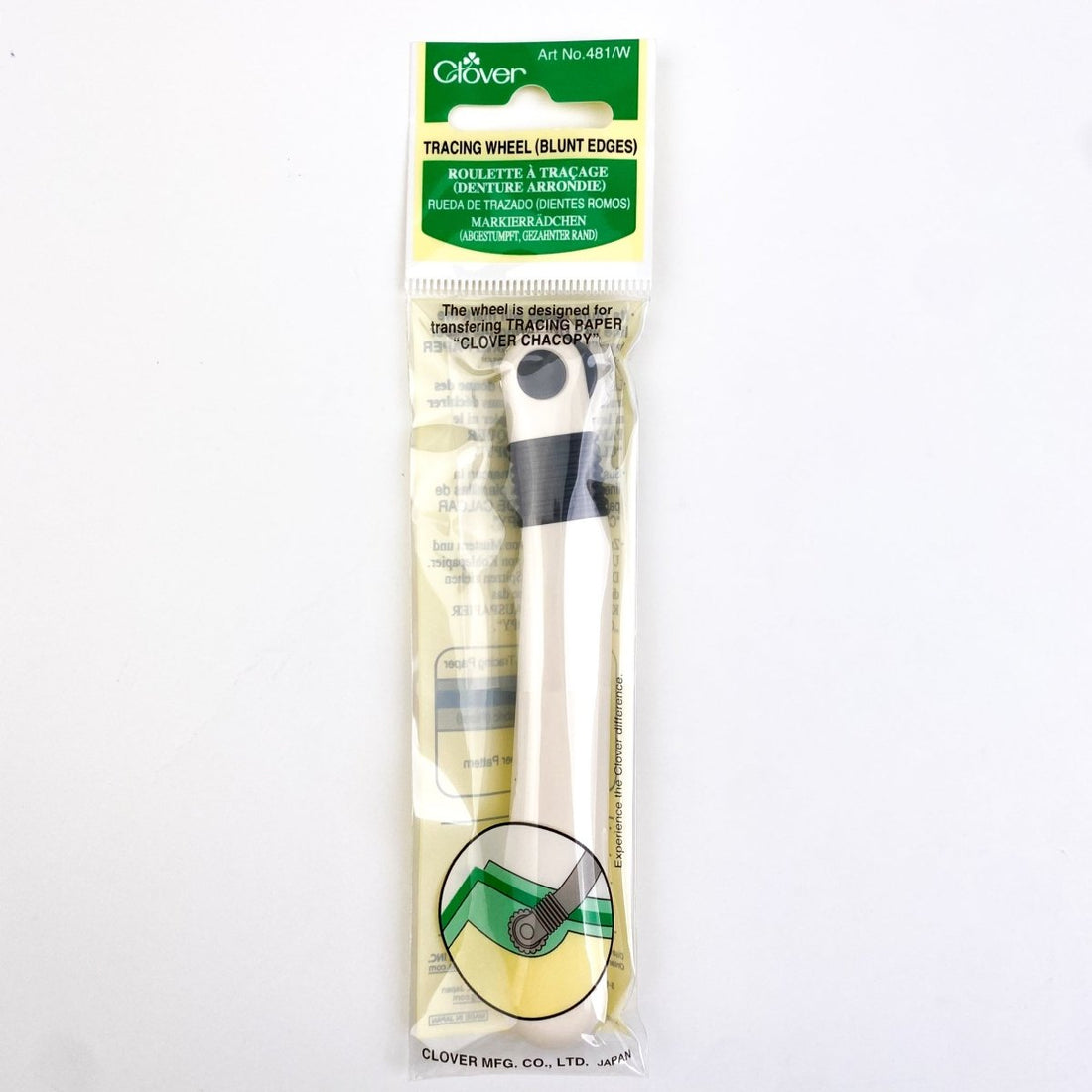 Clover - Tracing Wheel with Blunt Edges – Sewing Gem