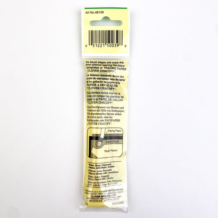 Clover - Tracing Wheel with Blunt Edges – Sewing Gem