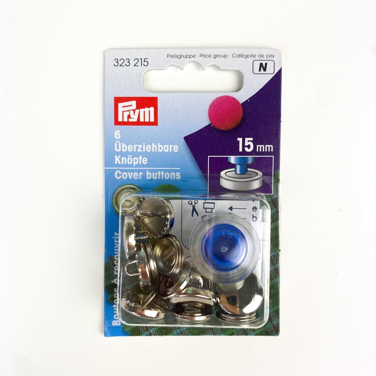 Prym - Cover Buttons - 4 sizes – Sewing Gem