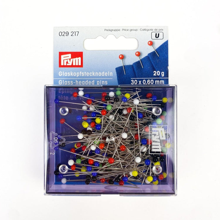 Prym - Glass Head Pins - Assorted Colours - Multiple Sizes – Sewing Gem
