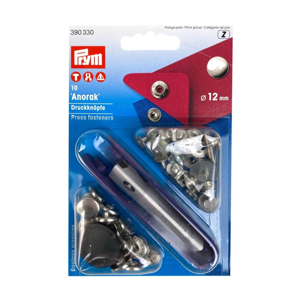 Prym - Non-Sew Fasteners/Snaps - Anorak – Sewing Gem