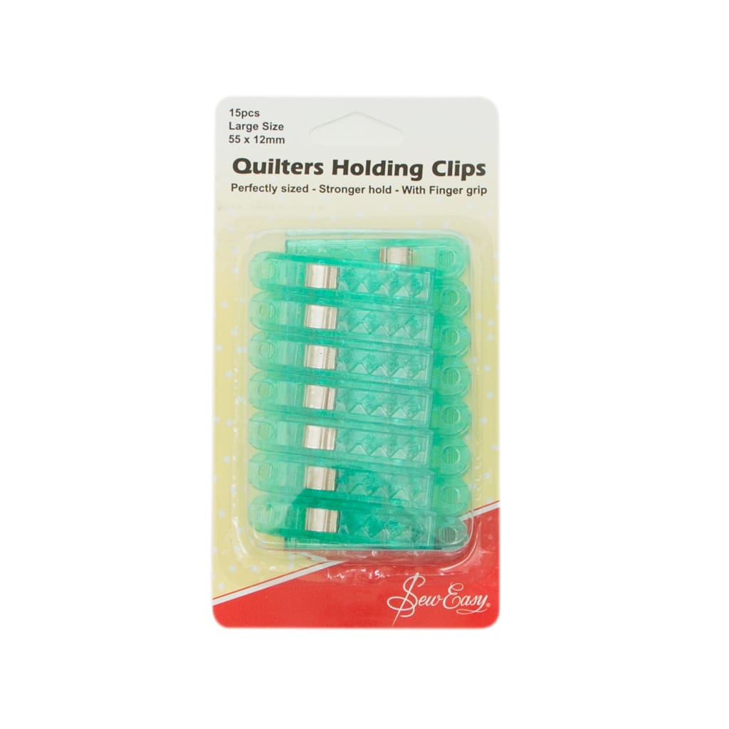Sew Easy - Quilters Holding Clips Bulk Pack - Large – Sewing Gem