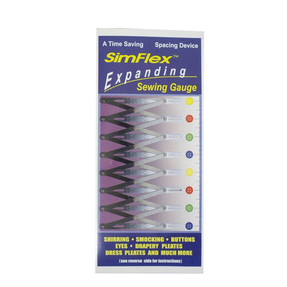 Simflex Expanding Sewing Gauge – Sewing Gem